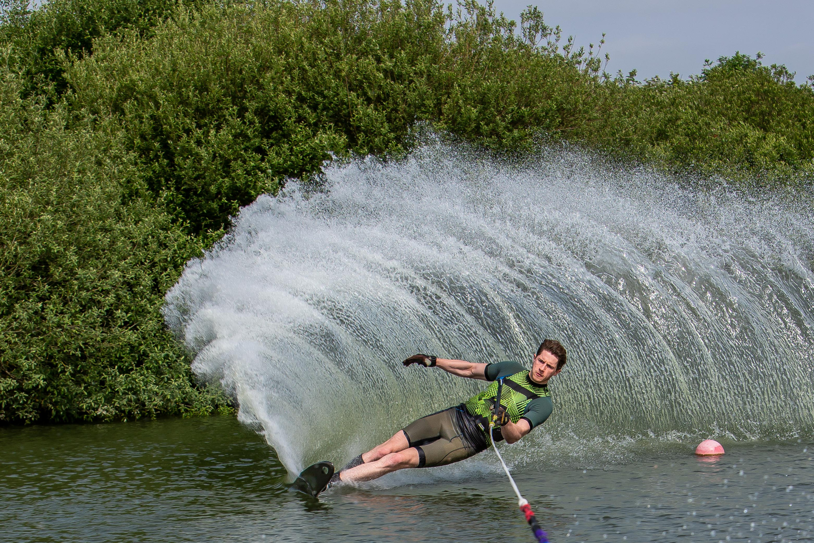 Learn to Water-ski in Kent & Sussex on a sheltered lake